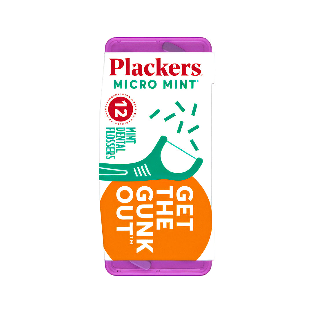 Plackers 8108199 Micro Mint Teething Holder Travel Case for 12 Units 8 ...