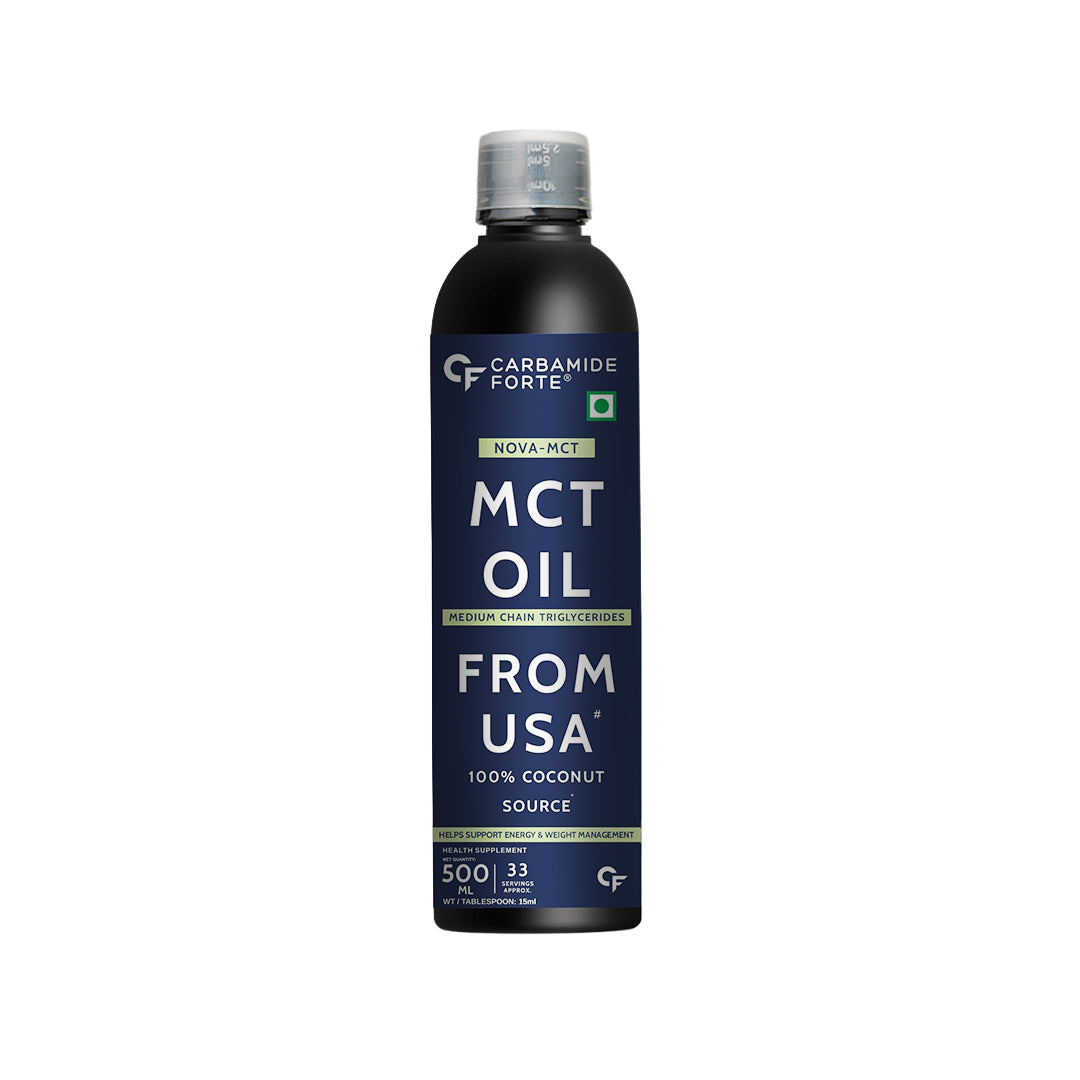 Carbamide Forte Pure MCT Oil C8 – 100% Coconut Source (500 ml) – grinpure